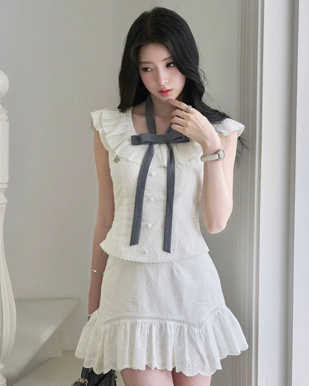 frill curler high-end tops MM1099 – Milk mii